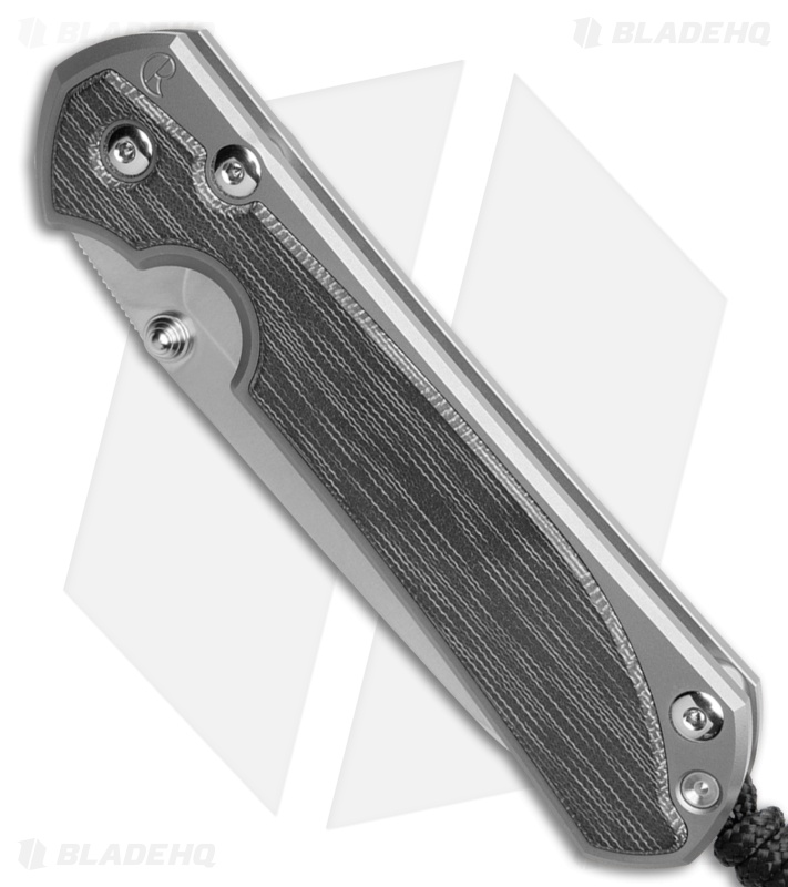 Chris Reeve Large Sebenza 31 Frame Lock Knife Glass Blast Ti + Micarta