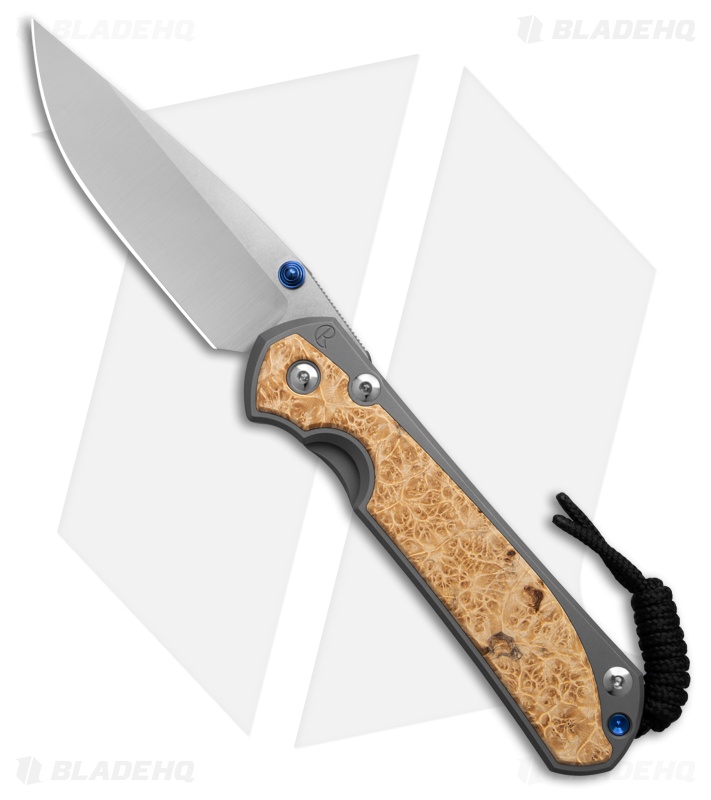 Chris Reeve Large Sebenza 31 Inlay Box Elder (3.6" Polished) - Blade HQ