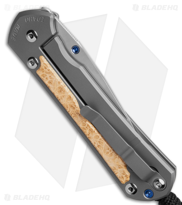 Chris Reeve Large Sebenza 31 Inlay Box Elder (3.6" Polished) - Blade HQ