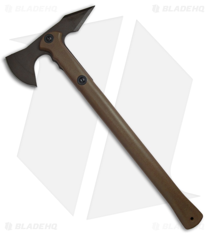 Cold Steel Trench Hawk Drop Forged Axe Flat Dark Earth - 90PTHFZ - Blade HQ