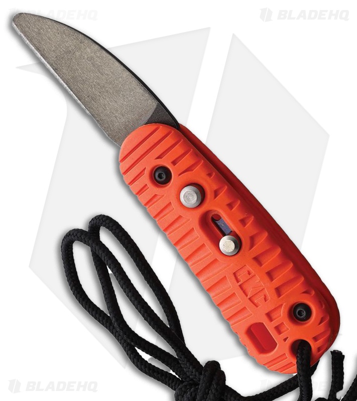 Colonial Knife Co. Auto CKC Knife Orange ABS Black Oxide