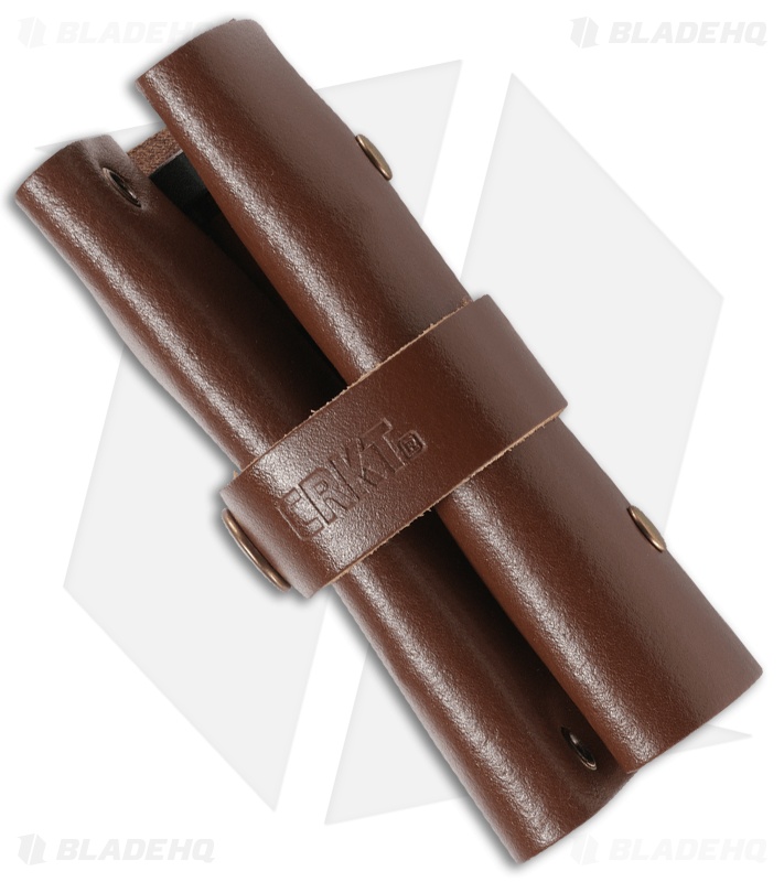 CRKT Hex Bit Driver Tool Roll | Leather/Brass | Blade HQ