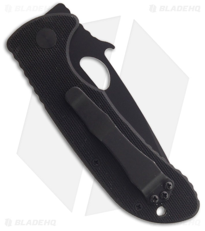 Emerson Reliant BT Knife w/ Wave Opener (3.4" Black Plain) - Blade HQ