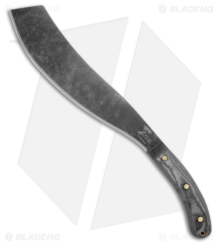ESEE El Deguello Fixed Blade Machete Black Micarta