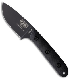 ESEE Knives Pacaya Fixed Blade Knife Black Micarta/Black 3V
