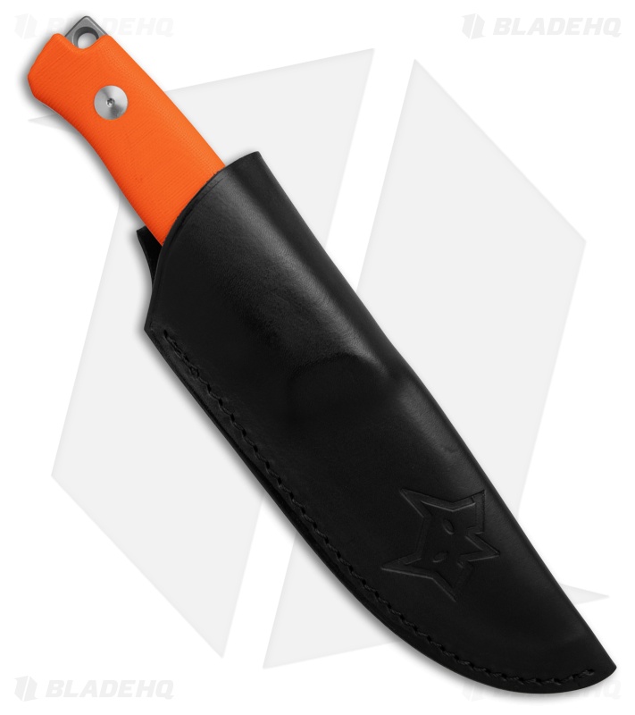 Fox Knives Ejector Fixed Blade Knife Orange G-10 Satin