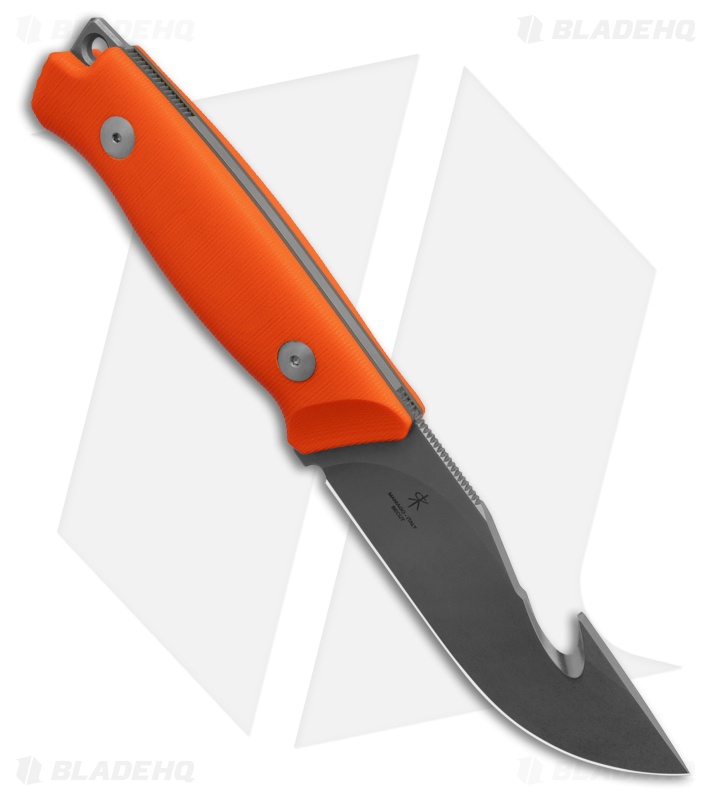 Fox Knives Ejector Fixed Blade Knife Orange G-10 Satin