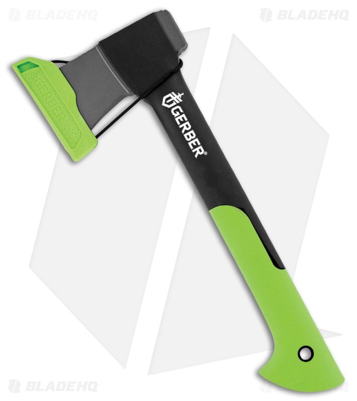 Gerber 14" Hatchet Compact Axe Black/Green GFN (31-002647) - Blade HQ