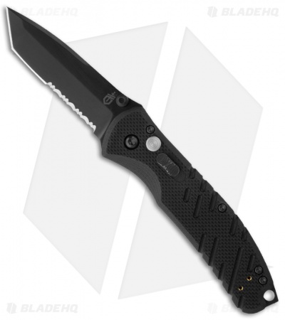 Gerber Propel AO Knife Black Assisted Opening (3.5" Tanto Black Serr ...