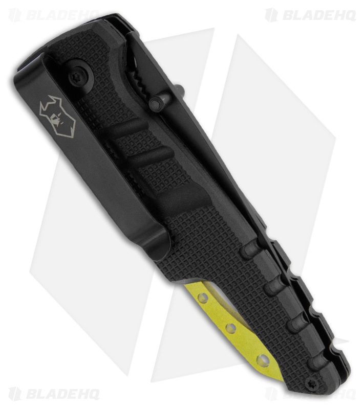 Guardian D2 Liner Lock Knife (2.5" Black) - Blade HQ