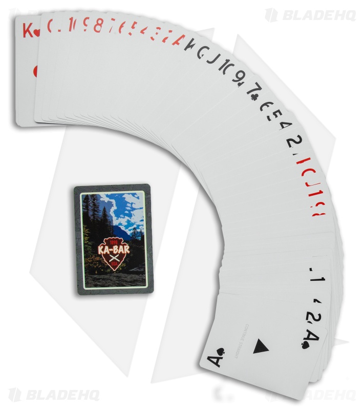 Ka-Bar Standard Issue Playing Cards Tactical Field Deck - Blade HQ