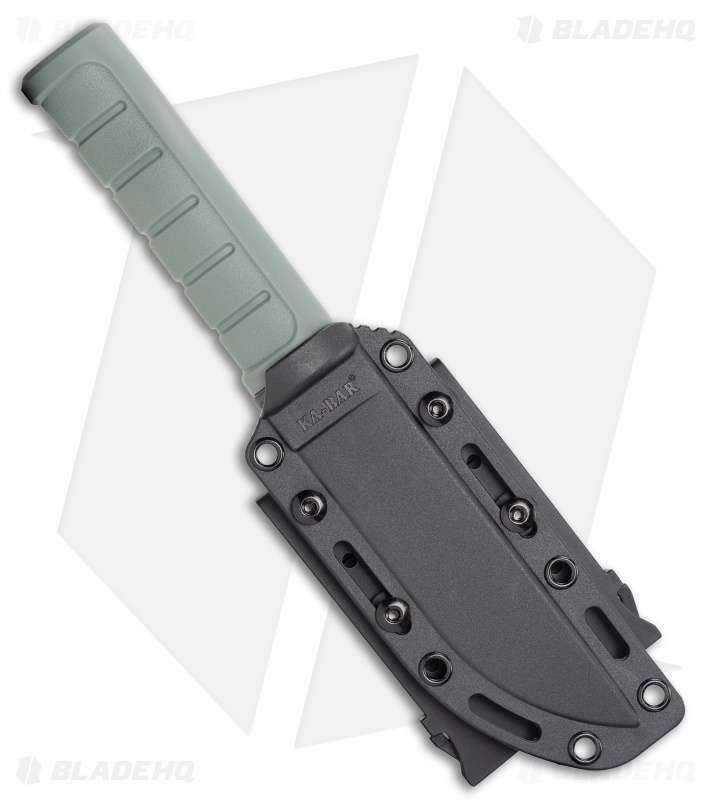 Ka-Bar Dust II Fixed Blade Green GFN Standard Black D2