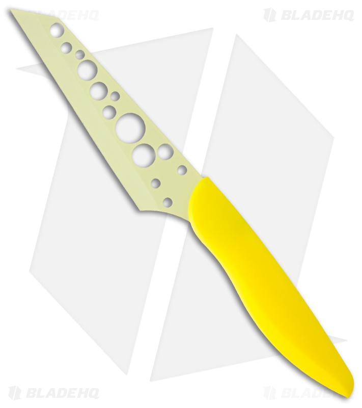 KAI Pure Komachi 2 II 4.5" Cheese Knife (Yellow) AB5073 - Blade HQ
