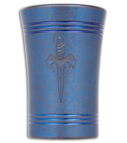 Microtech Shot Glass BL 1 Dagger Blue/Bronze Ti - Blade HQ