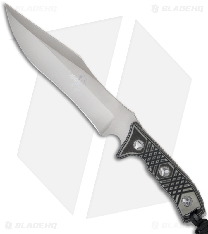Custom Microtech Arbiter Fixed Blade Knife (8.6" Bead Blast) - Blade HQ
