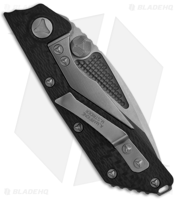 Marfione Strider Custom DOC D/A Automatic Knife LSCF (Tri-Tone ...