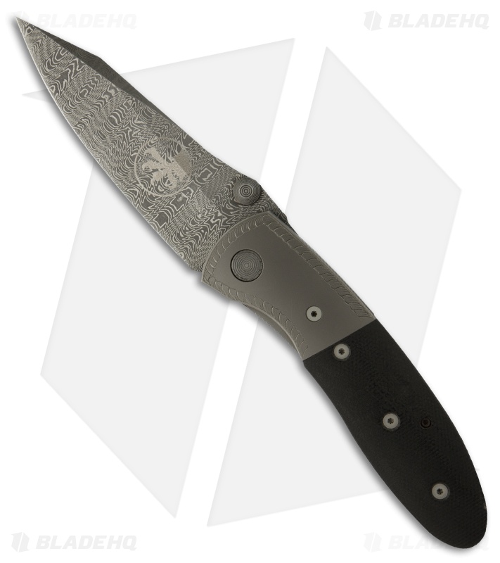 RARE Microtech Lightfoot LCC D/A Automatic Knife Micarta (Damascus) 12/ ...