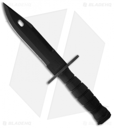 Ontario M-9 Black Bayonet & Scabbard (7" Black) 6143 - Blade HQ
