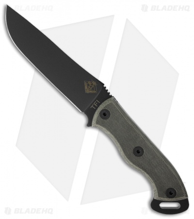 Ontario Knives OKC Ranger TFI Knife Black Micarta - Blade HQ