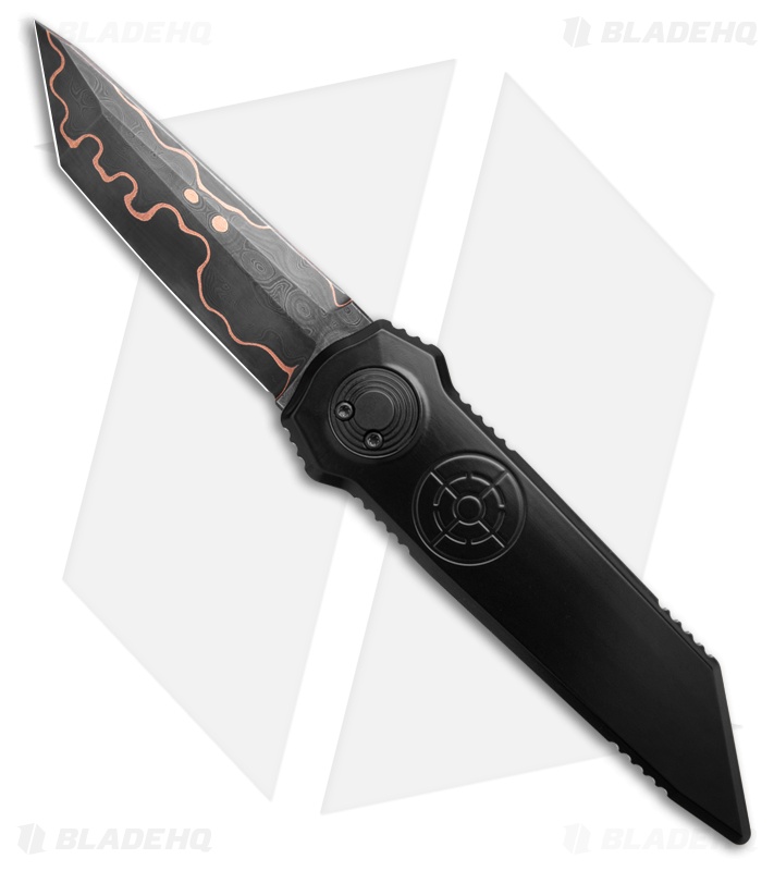 Paragon D/E Tanto Knife Black Cerakote Al Raindrop Gomai
