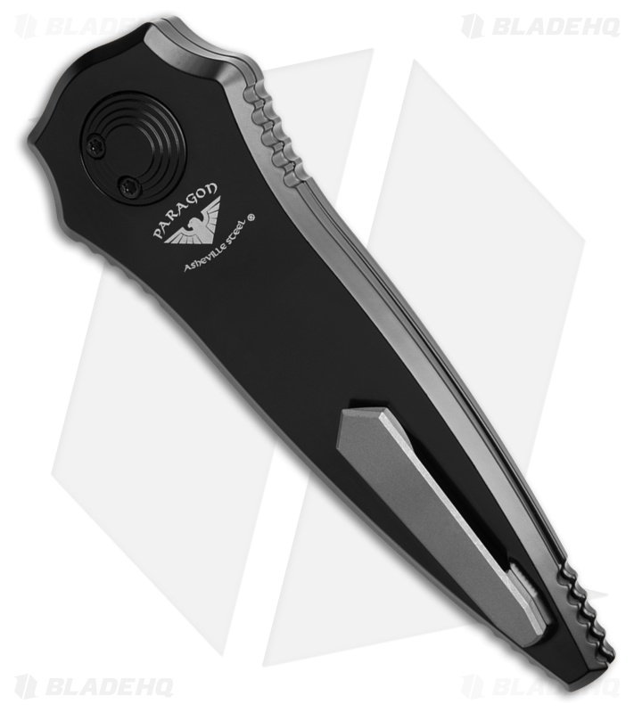 Paragon Warlock-X Knife Anodized Black | Distressed 2-Tone