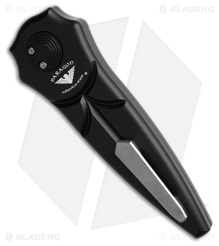 Paragon Warlock-X Knife Black Alum (3.9" Satin) - Blade HQ