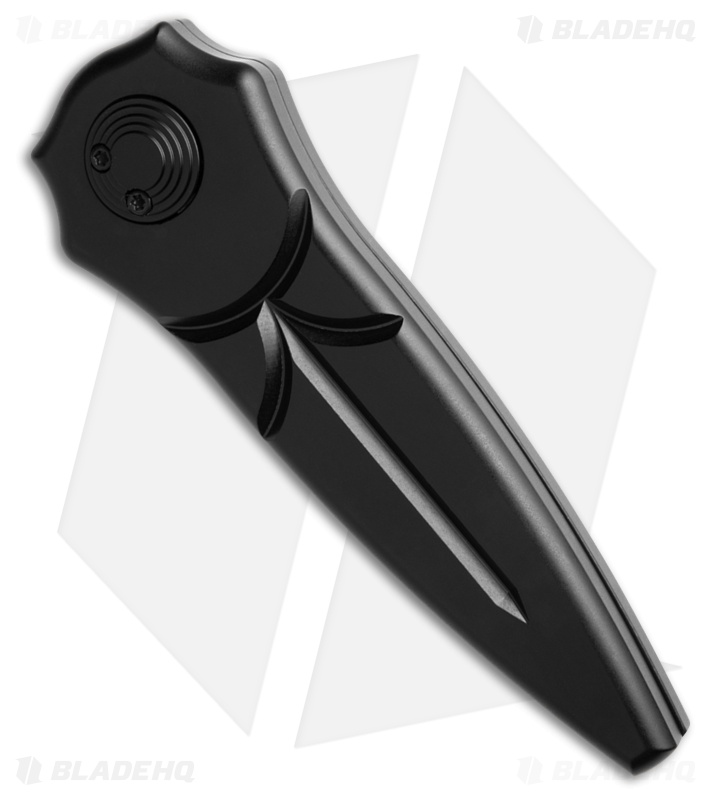 Asheville Steel Warlock X Black Al Dagger Black S35VN