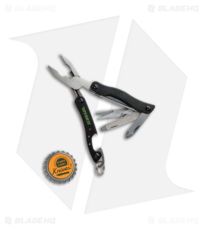 Schrade Keychain Multi-Tool - 9 Function - Blade HQ
