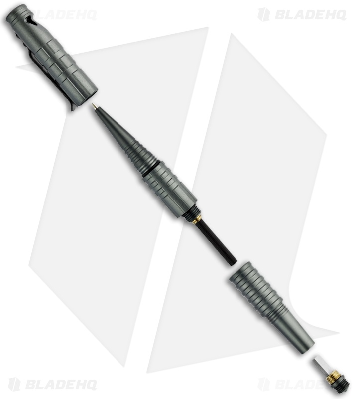 Schrade Tactical Survival Pen w/ Fire Starter & Whistle (Black ...