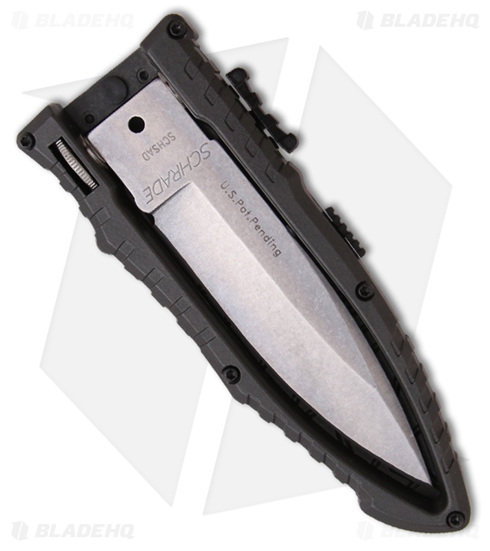 Schrade Viper Side Opening Assist Knife (3.2" Drop Point) SCHSAD - Blade HQ
