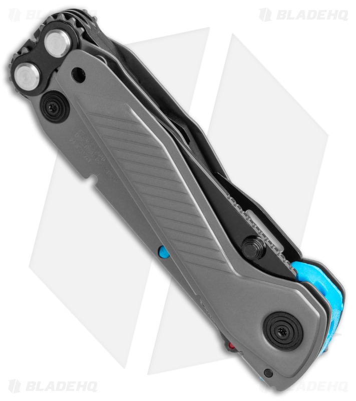 SOG Flash MT 7-in-1 Multi-Tool (Urban Gray/Cyan) - Blade HQ