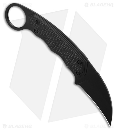 SOG Gambit Fixed Blade Black GRN Hawkbill Black 7Cr17MoV