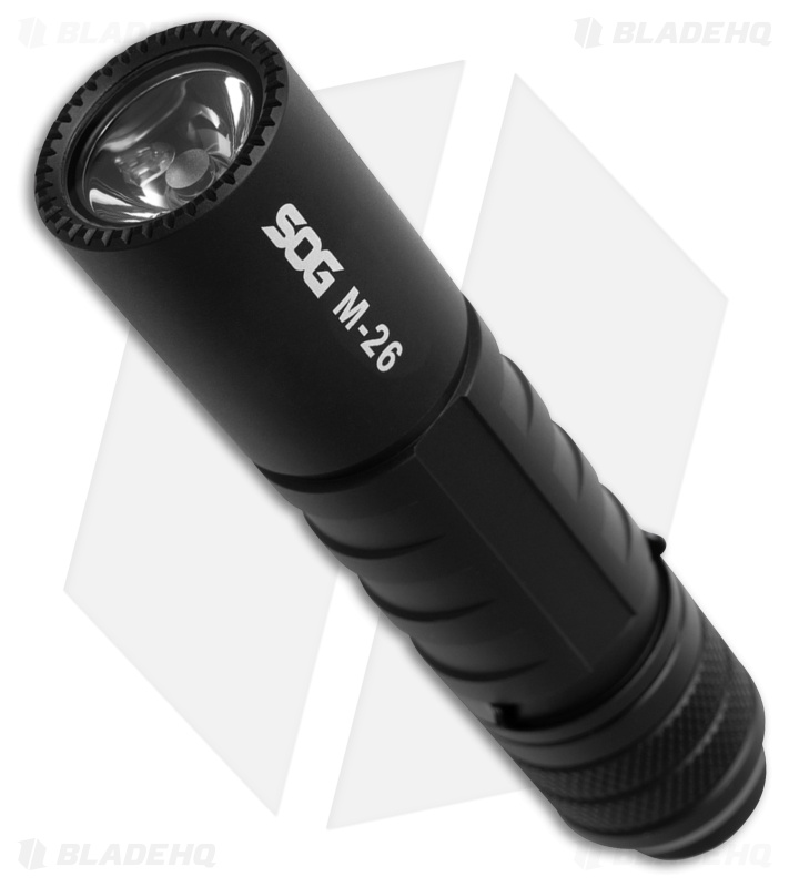 SOG M-26 Black Aluminum Flashlight (1300 Lumens)