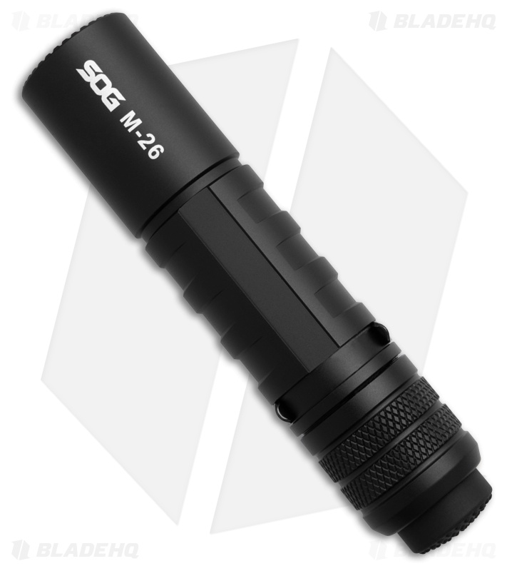 SOG M-26 Black Aluminum Flashlight (1300 Lumens)
