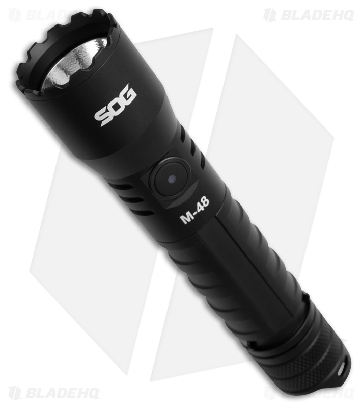 SOG M-48 Black Aluminum Flashlight (2500 Lumens)