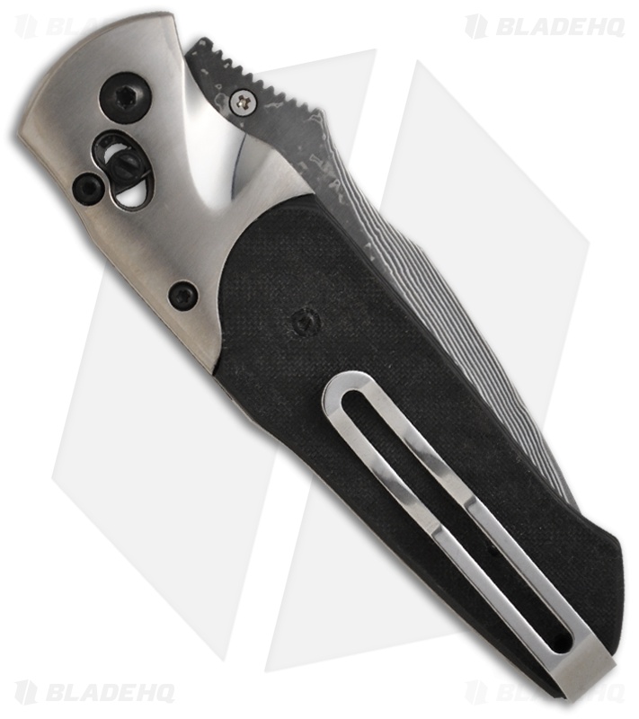 SOG Arcitech Damascus Knife w/ Carbon Fiber Folding Arc-Lock (Damascus ...