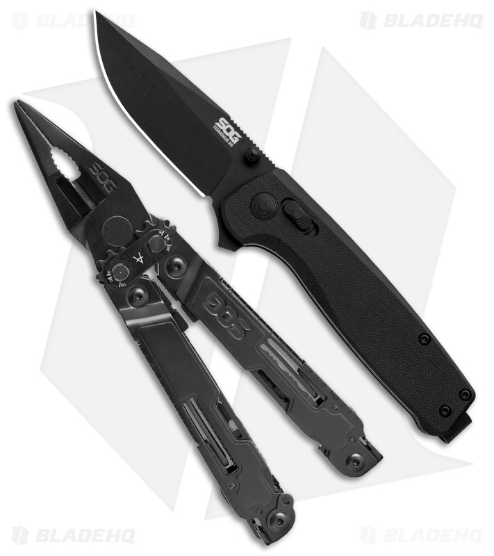 SOG PowerAccess Multi-Tool Black + SOG Terminus Black