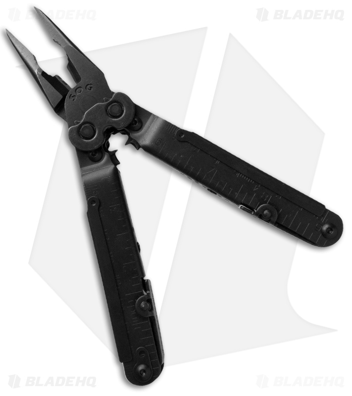 SOG PowerLock Traveler Multi-Tool Black (16-in-1) B61TR - Blade HQ