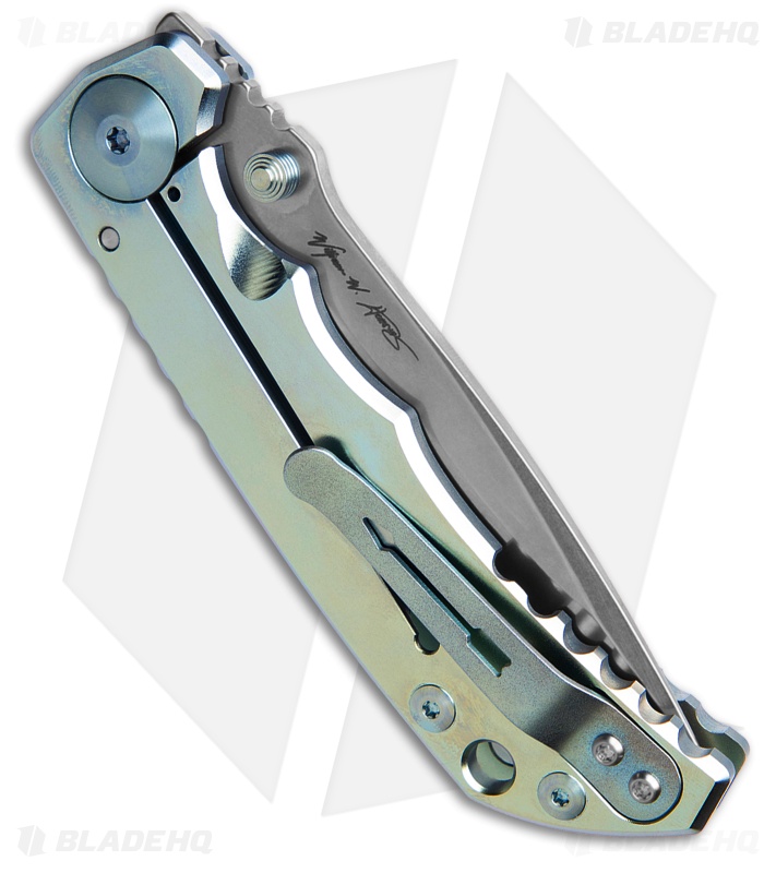 Spartan Blades Harsey Folder Knife | Blue Titanium | SW