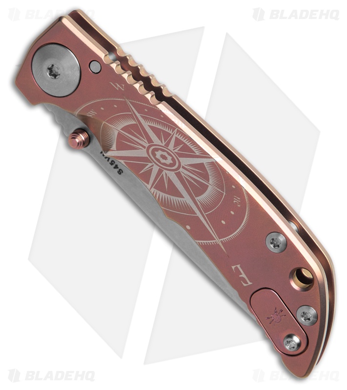 Spartan Blades Custom Mini Harsey Pink Compass