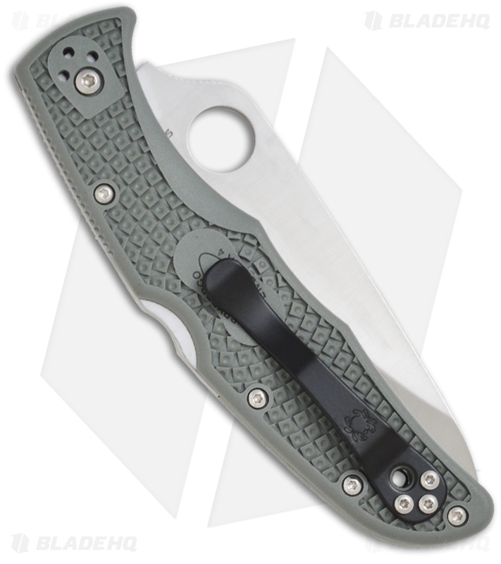 Spyderco Endura 4 Knife Foliage Green FRN (3.75" Satin Serr) C10PSFG ...