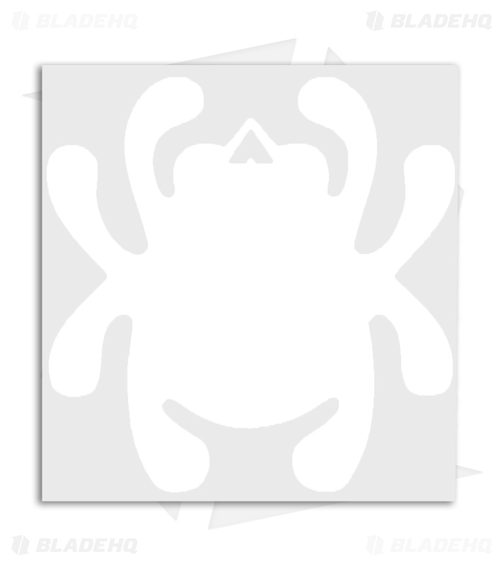 Spyderco Bug Mirror Decal | White | Blade HQ