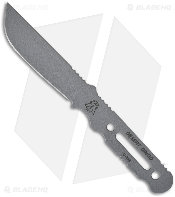 TOPS Knives Desert Dingo Fixed Blade Knife (3.25" Gray Plain) DTDO-01 ...
