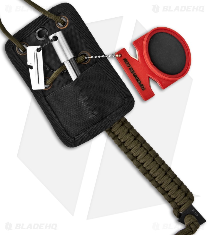 TOPS Knives Hoffman Harpoon Knife Fixed Blade (2.5" Black Plain) - Blade HQ
