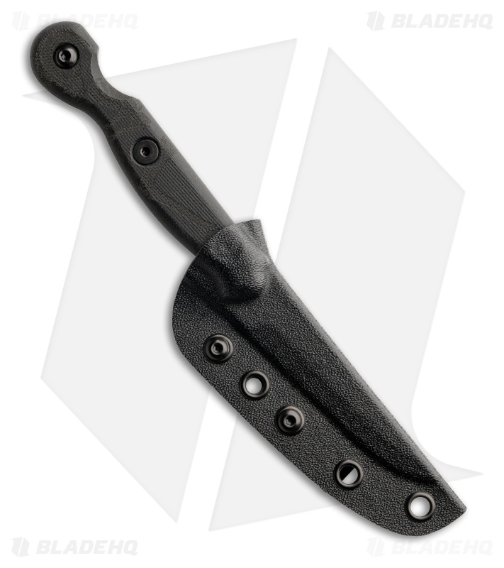 TOPS Knives El Pionero Fixed Blade Knife Black On Black