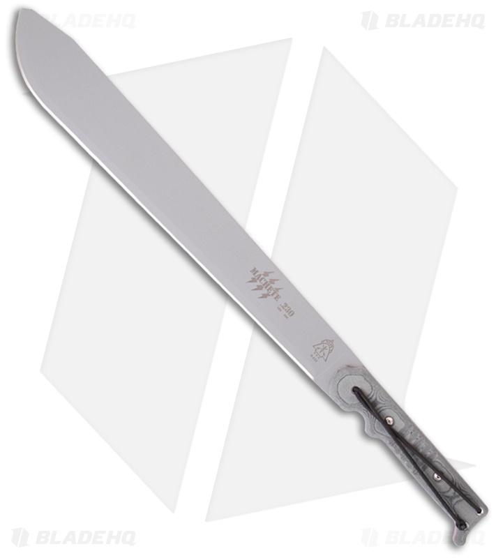 TOPS Knives Machete .230 Knife Fixed Blade (15.75" Gray) MAC-230 - Blade HQ