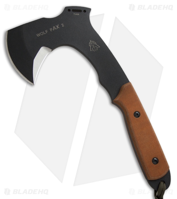 TOPS Knives Wolf pAX 2 Field Axe + Wolf Pup Knife Combo - Blade HQ