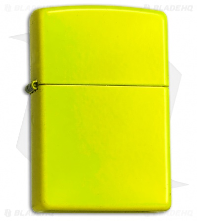 Zippo Classic Lighter Neon Yellow (Matte) 28887 - Blade HQ