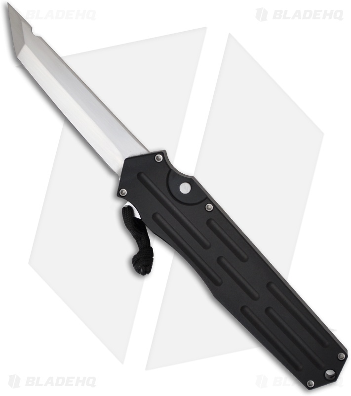 A.R.S. Kato OTF Knife Black Single Action Automatic Tanto (3.5" Satin ...