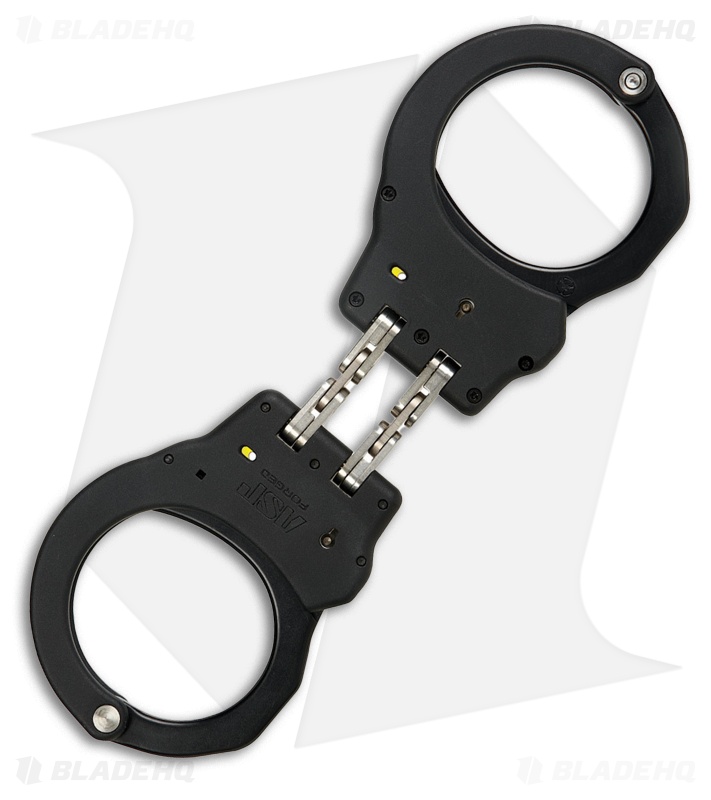 ASP Ultra Hinge Handcuff Restraints Black Aluminum